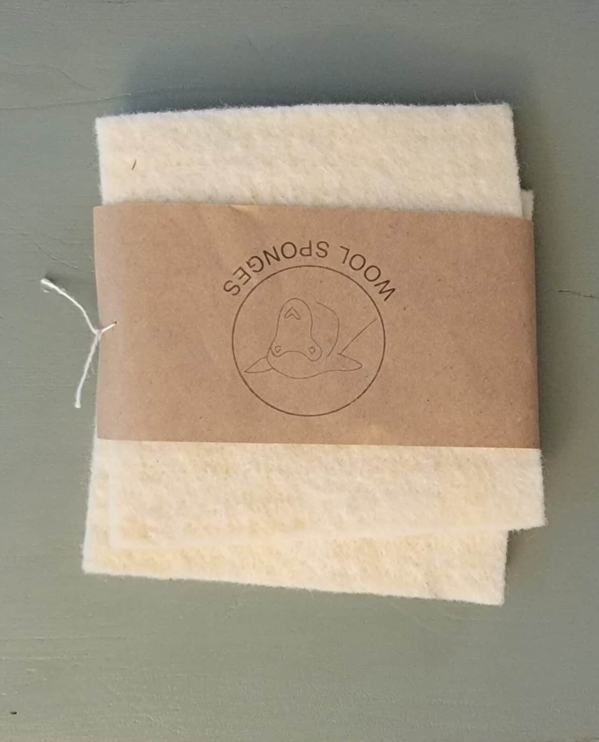 Natural Sheep's Wool Sponges for Dishes, Surfaces, & More